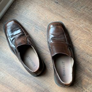 borelli | Shoes | Mens Borelli Dark Leather Dress Shoeloafer | Poshmark
